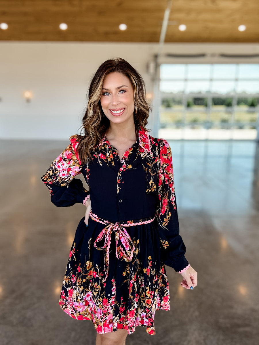Falling Into Fall Mini Dress – Jonah Brown Boutique