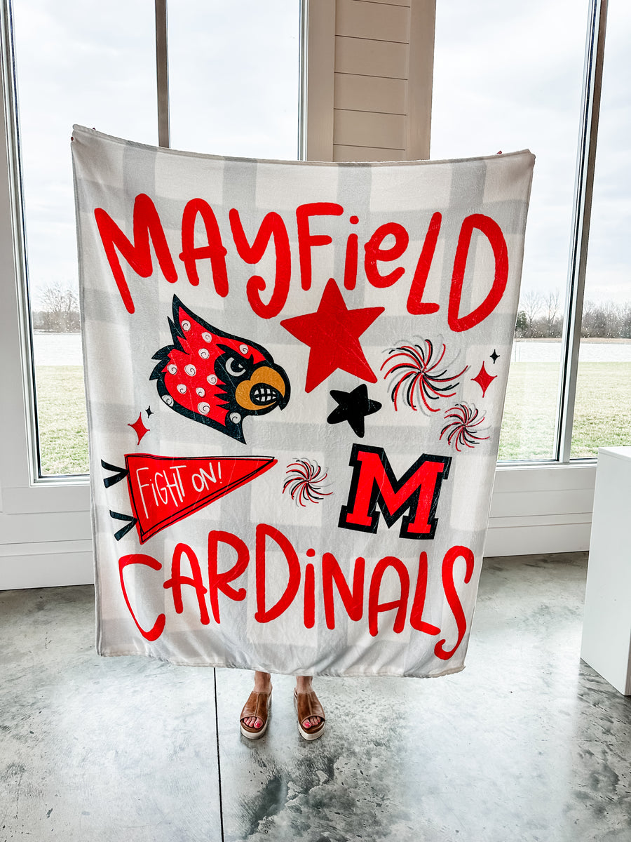 Mayfield Cardinals Plush Blanket – Jonah Brown Boutique