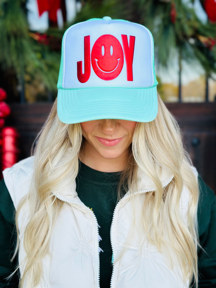 Metallic Joy Trucker Hat – Jonah Brown Boutique