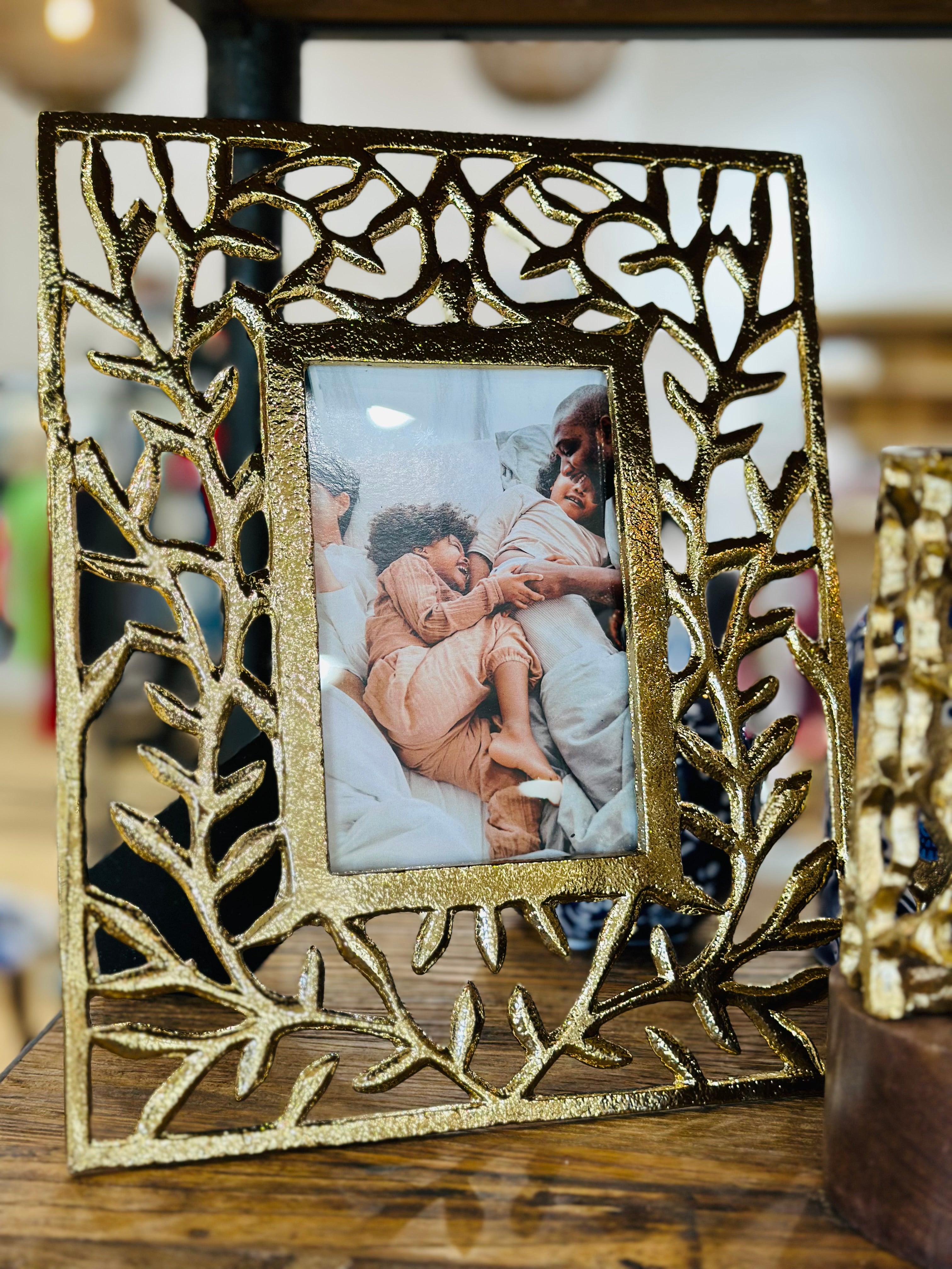 Gold Leaf Design Frame – Jonah Brown Boutique