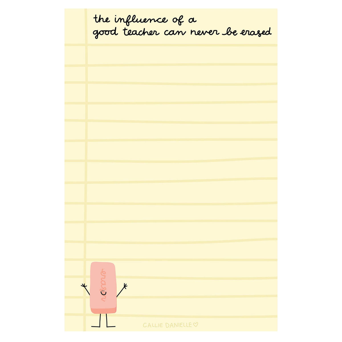 Influence Of A Good Teacher Notepad – Jonah Brown Boutique