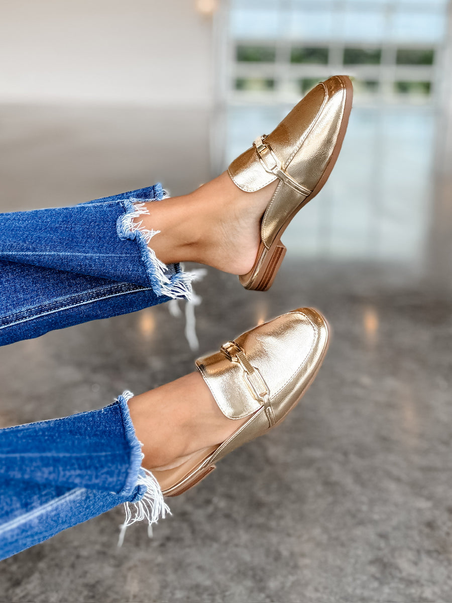 Eleanor Gold Mules – Jonah Brown Boutique