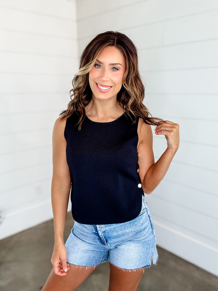 Think About It Top • Black – Jonah Brown Boutique