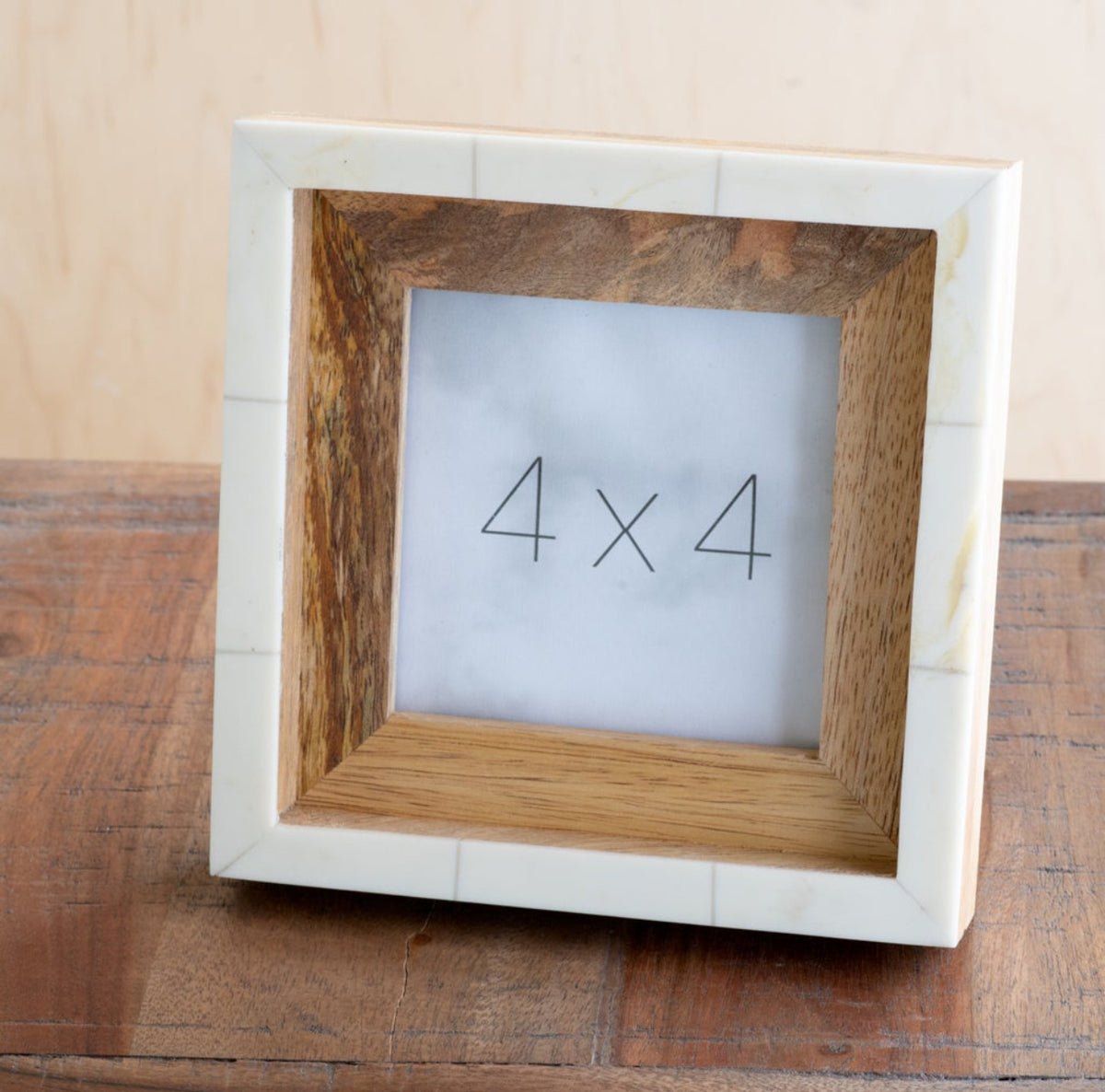 4x4 Wood/Ivory Photo Frame – Jonah Brown Boutique