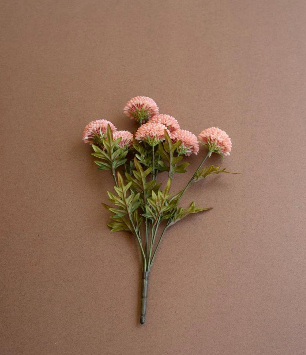 Bundle of 7 Artificial Light Pink Ball Dahlias – Jonah Brown Boutique