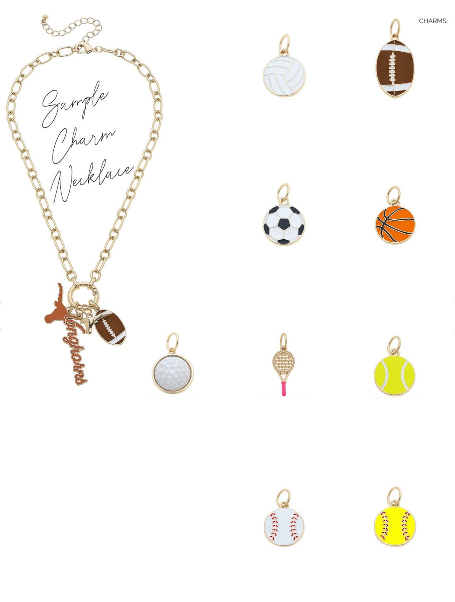 Canvas Style Sport Charms in – Jonah Brown Boutique