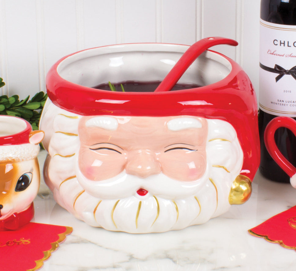 Santa Punch Bowl & Ladle – Jonah Brown Boutique