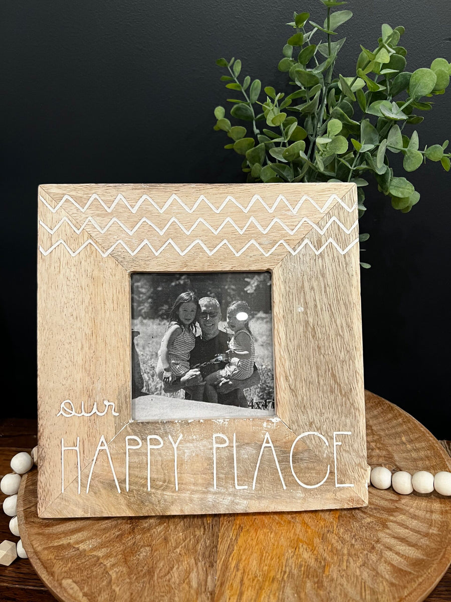 Our Happy Place Frame – Jonah Brown Boutique