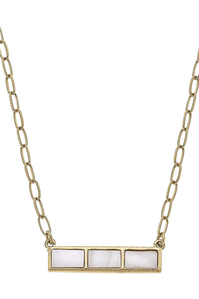 Halston Pearl Bar Necklace – Jonah Brown Boutique