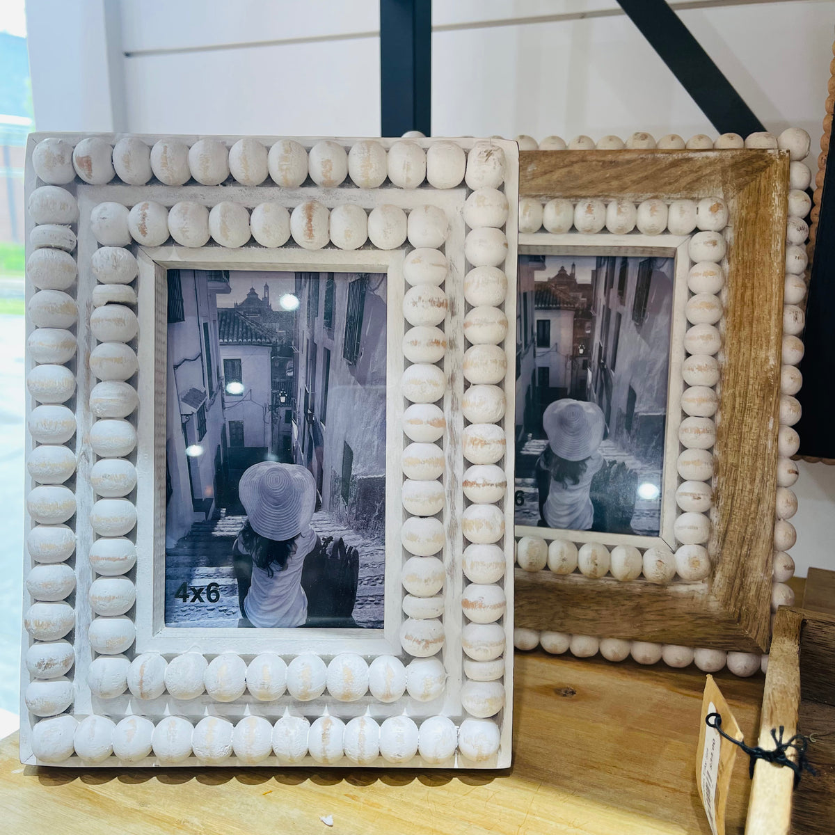 4x6 Wood Beaded Picture Frame – Jonah Brown Boutique