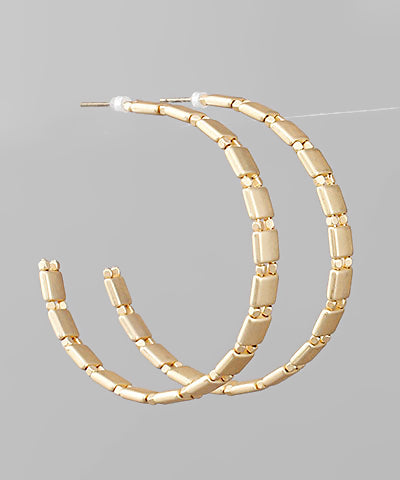 Square Tier Hoops – Jonah Brown Boutique