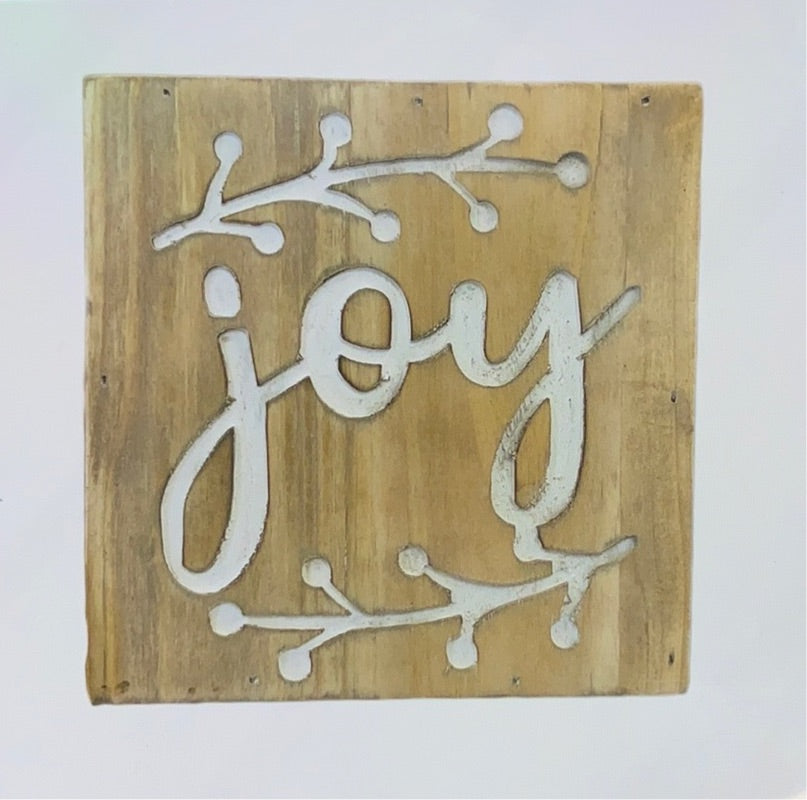Joy Wooden Sign – Jonah Brown Boutique
