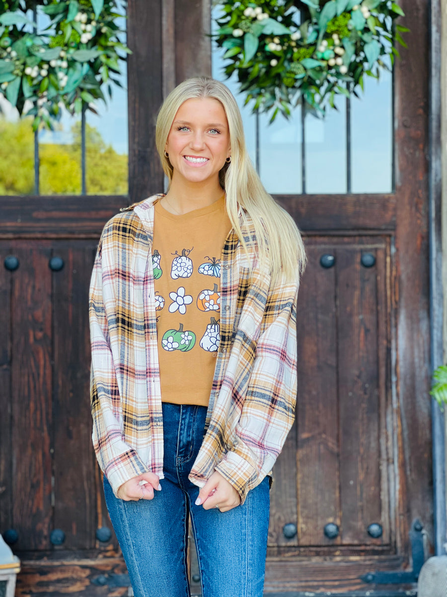 Feeling Flannel in Mustard – Jonah Brown Boutique